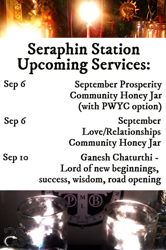 September honey jar services – Seraphin Station